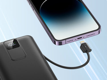 20000mAh Portable Charger with Built-in Cables and Wall Plug – Charmast